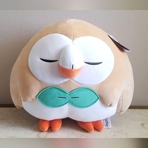 Pokemon | Toys | Jazwares Pokemon Sleeping Rowlet 8 Inch Plush | Poshmark